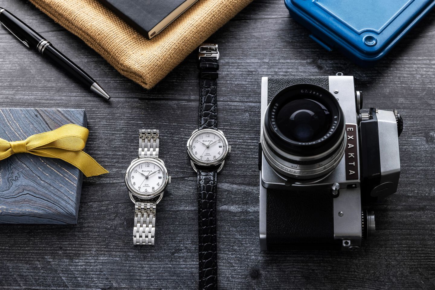 Salmon Dial Stainless Steel Bracelet Rubaiyat 96L331 | Bulova