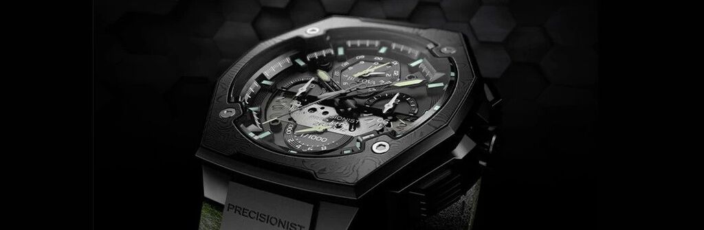 Bulova Octava Black Crystal Stainless Steel Watch | Bulova